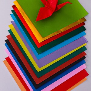 Origami Double Sided Color Paper Pack Set of 70 Kids Craft Sheet Paper ...