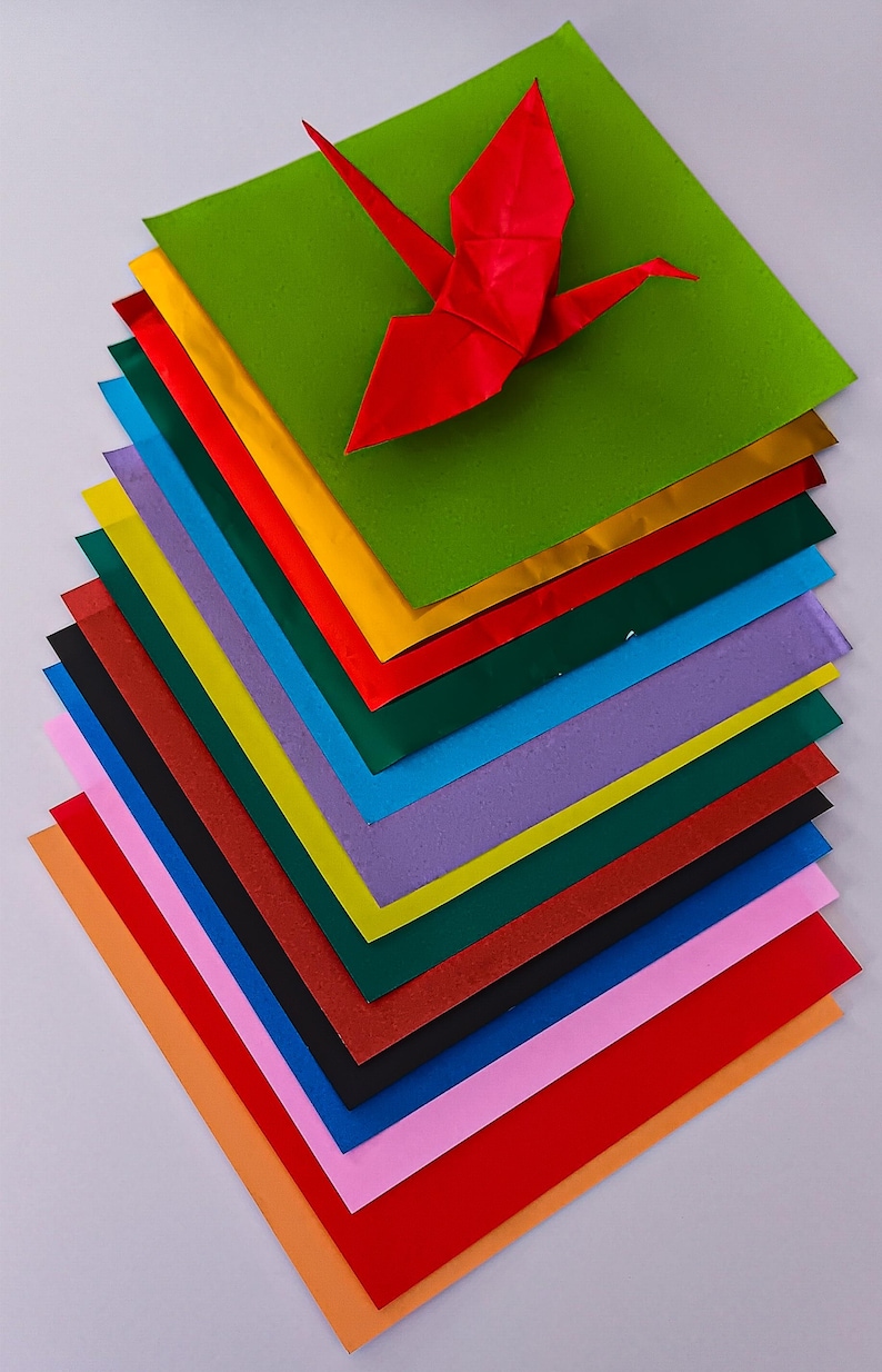 Color Origami Double Sided Color Paper Pack Set of 70 Kids Craft Art ...