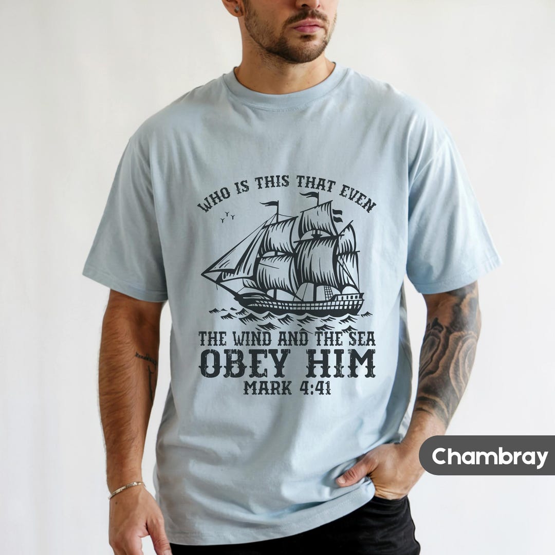 Christian Men T-shirt Faith Shirt Bible Verse Tee Religious Gift for ...