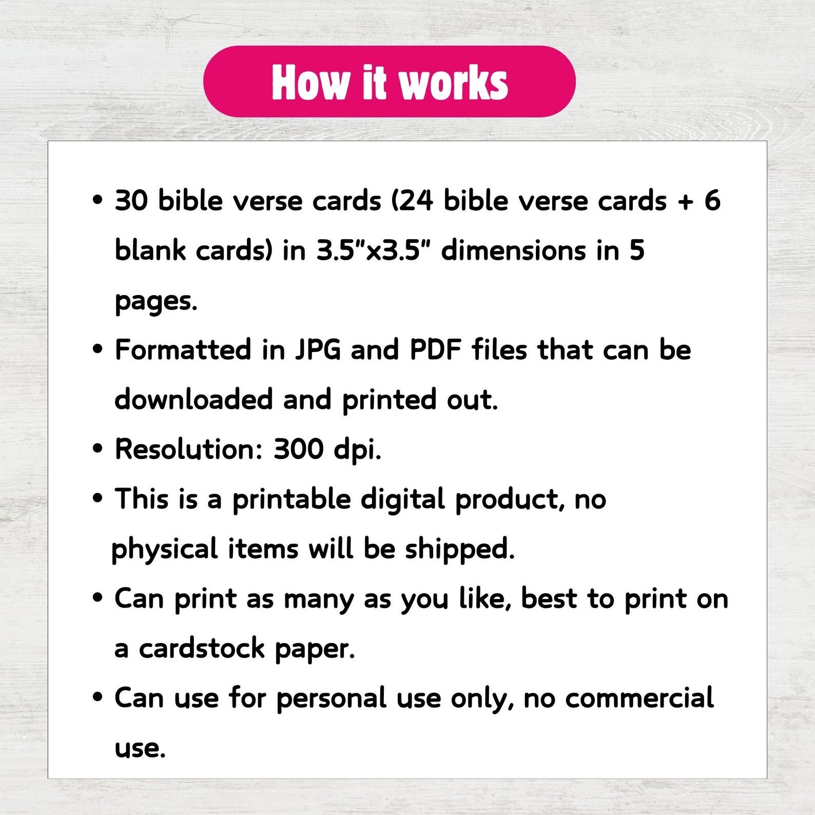 Floral Scripture Notecards Bible Verse Memory Card Bible Affirmation ...