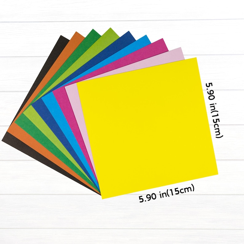 Origami Double Sided Color Paper Pack Set of 70 Kids Craft Sheet Paper ...