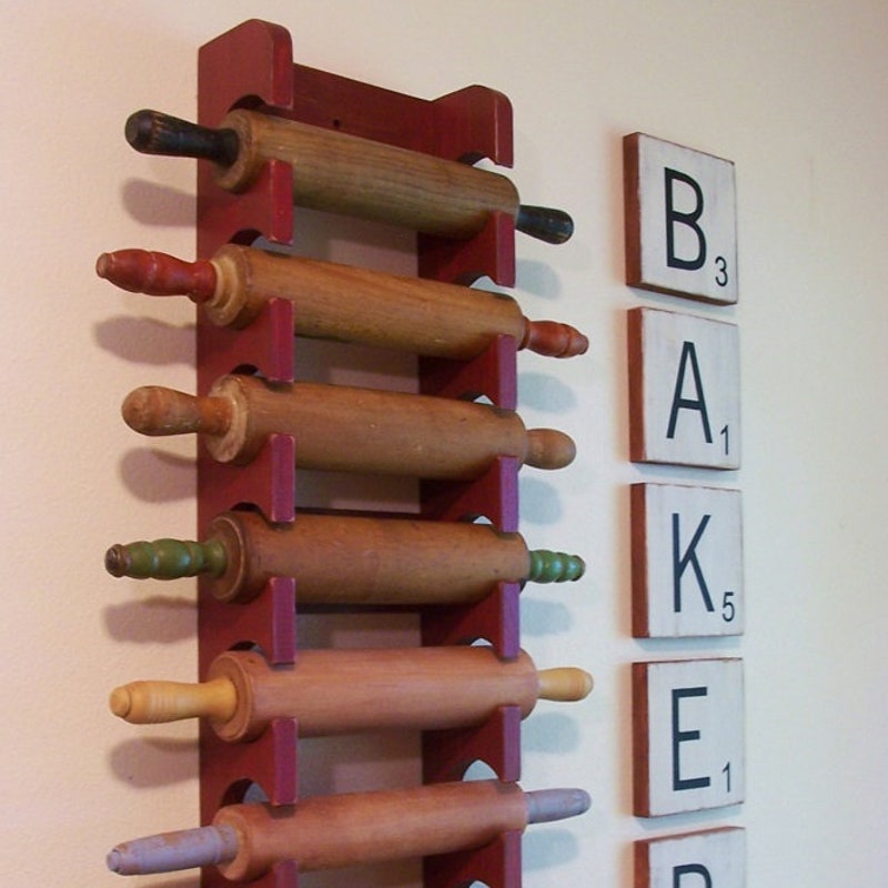 Rolling Pin Rack - Etsy