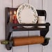 Farmhouse Primitive Rolling Pin Spice Rack / Choose Size and Color ...