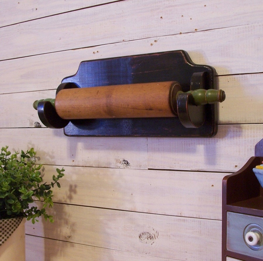 Horizontal Rolling Pin Display Rack for Pioneer Woman or Vintage Pins ...