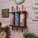 Cottage Style 3 Pin Vertical Rolling Pin Holder Upright Rack for 3 Pins ...