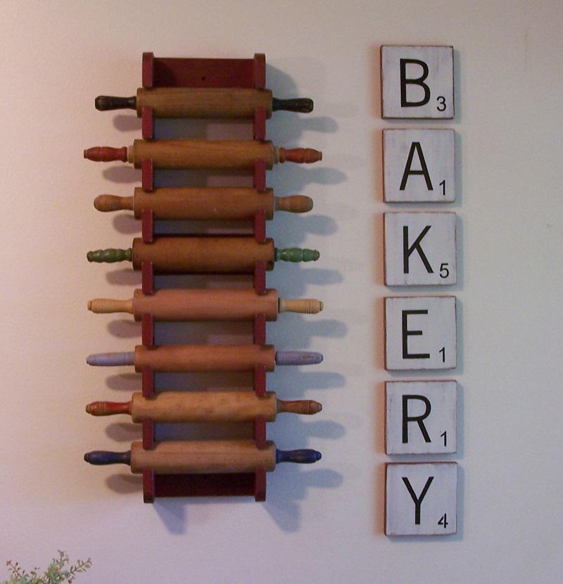Unfinished Rolling Pin Holder for 6 Pin 7 Pin or 8 Pin Rack for Vintage ...