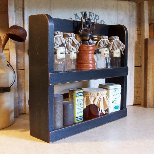 Primitive Spice Rack - Etsy