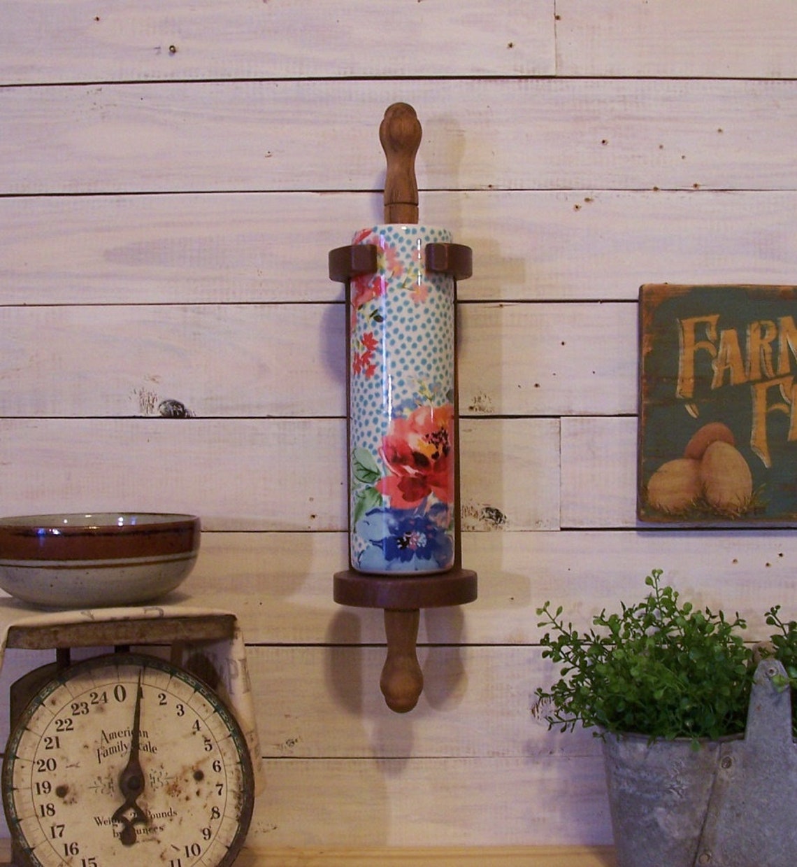 Pioneer Woman Vertical Rolling Pin Holder Rack for One Pin - Etsy