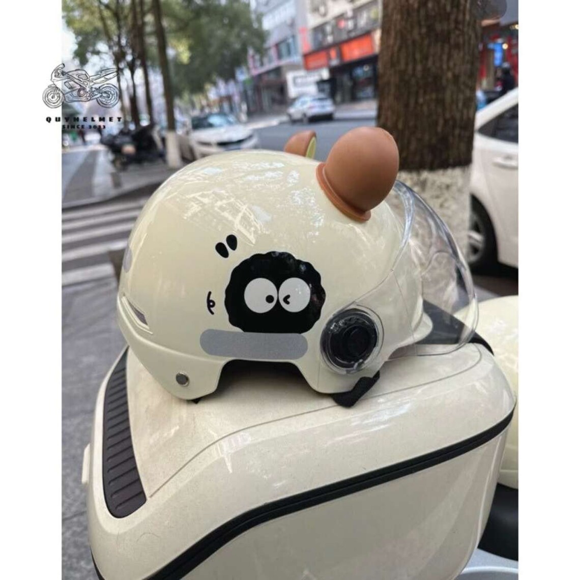 Adorable Cartoon Sheep Helmet With Ears Perfect for Kids' Safety and ...