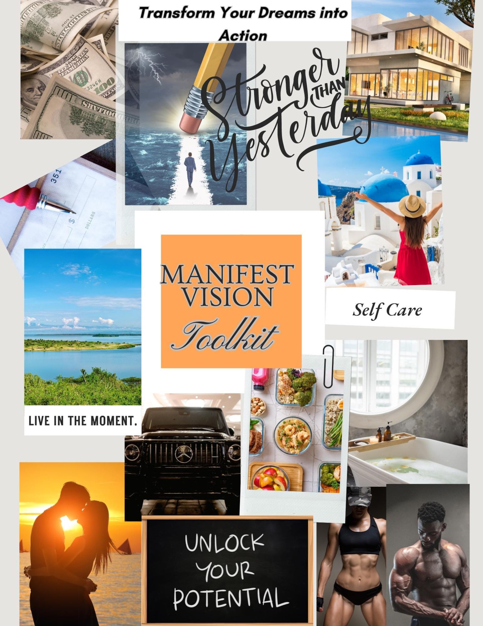 2025 Manifest Vision Vision Board PRINTABLES - Etsy