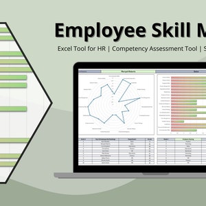 Skills Matrix Template Excel Tools - Etsy