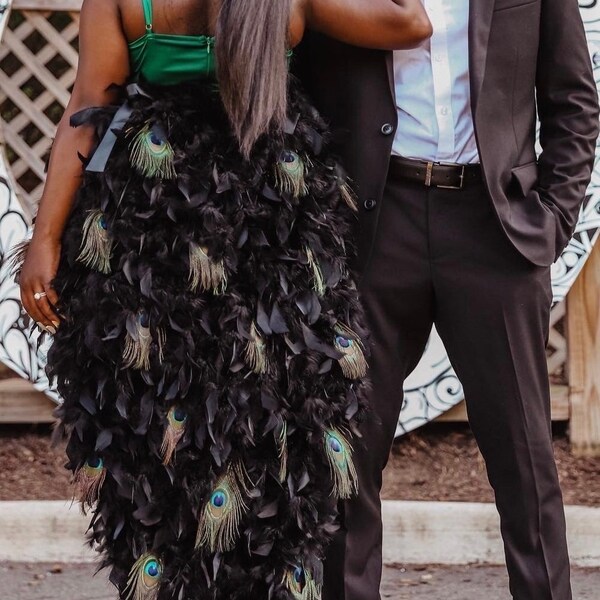 Feather Bustle - Etsy