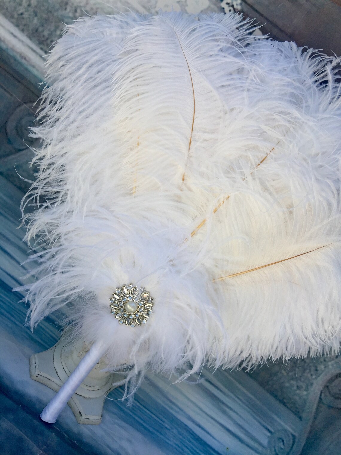 Simply Beautiful Ostrich Feather Bridal Collection Choose | Etsy