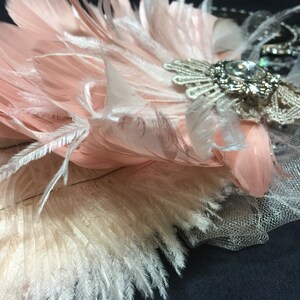 Great Gatsby Ostrich and Goose Feather Fan in Your Choice of Colors and ...