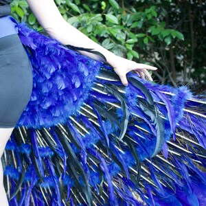 Peacock Feather Fan Tail AND Train Dance Costume in Your Choice of ...