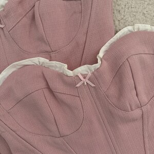 Light Pink Corset Top. Corset Top for Women. Romantic Corset Top. - Etsy