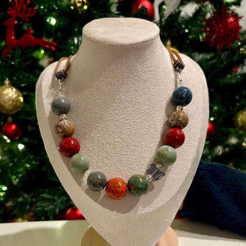 Colorful Necklace - Etsy