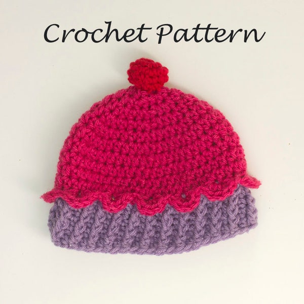 Baby Cupcake Hat Pattern - Etsy
