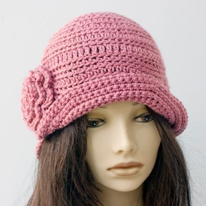 Flapper Hat Crochet Pattern, Instant Download, 1920's Cloche Hat PDF ...