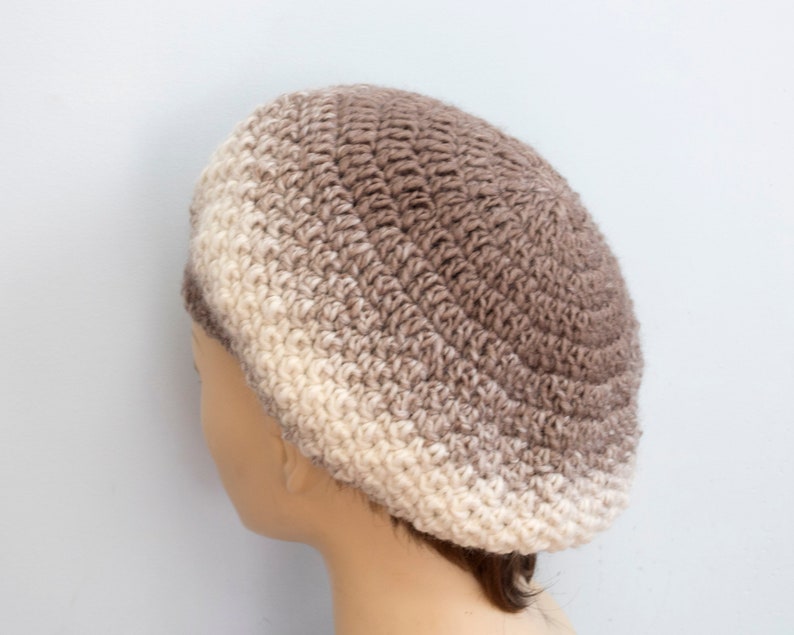 Chunky Ombre Beret Crochet Pattern: Easy Beginner Project (PDF Pattern ...