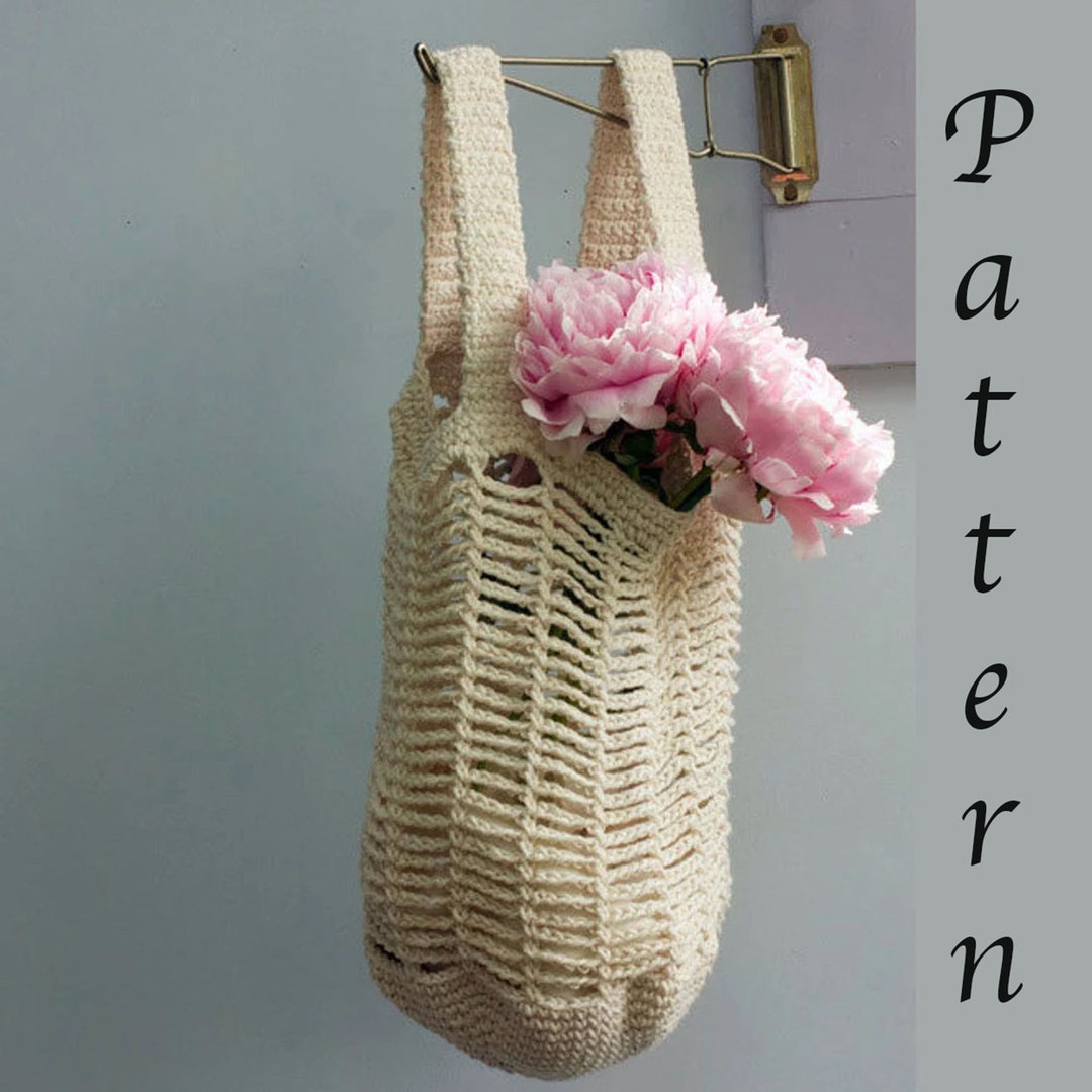 Market Tote Bag Crochet Pattern - Etsy