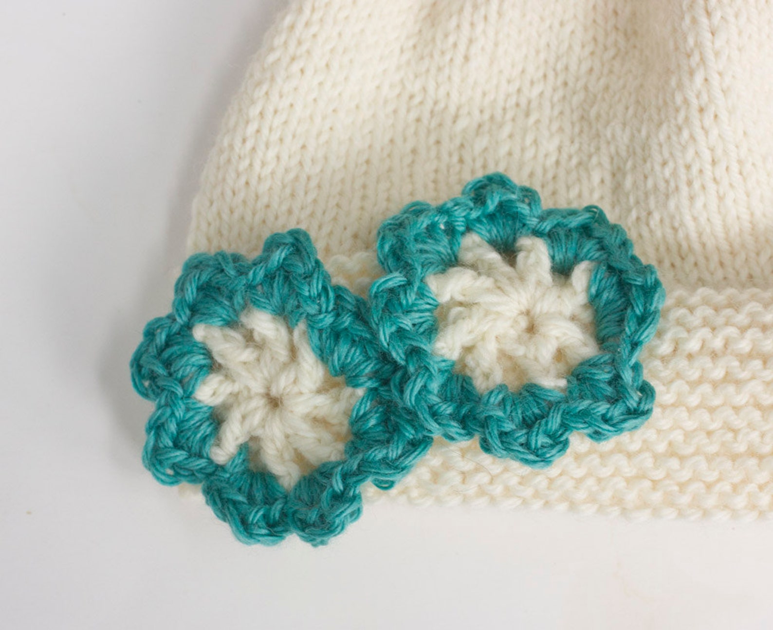 Knit Flower Cloche Hat for Women Chose Color Winter Hat | Etsy