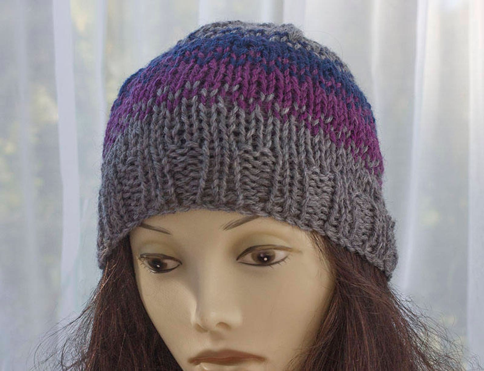 Easy Nordic Hat Knitting Pattern Beginner Knitting Pattern - Etsy