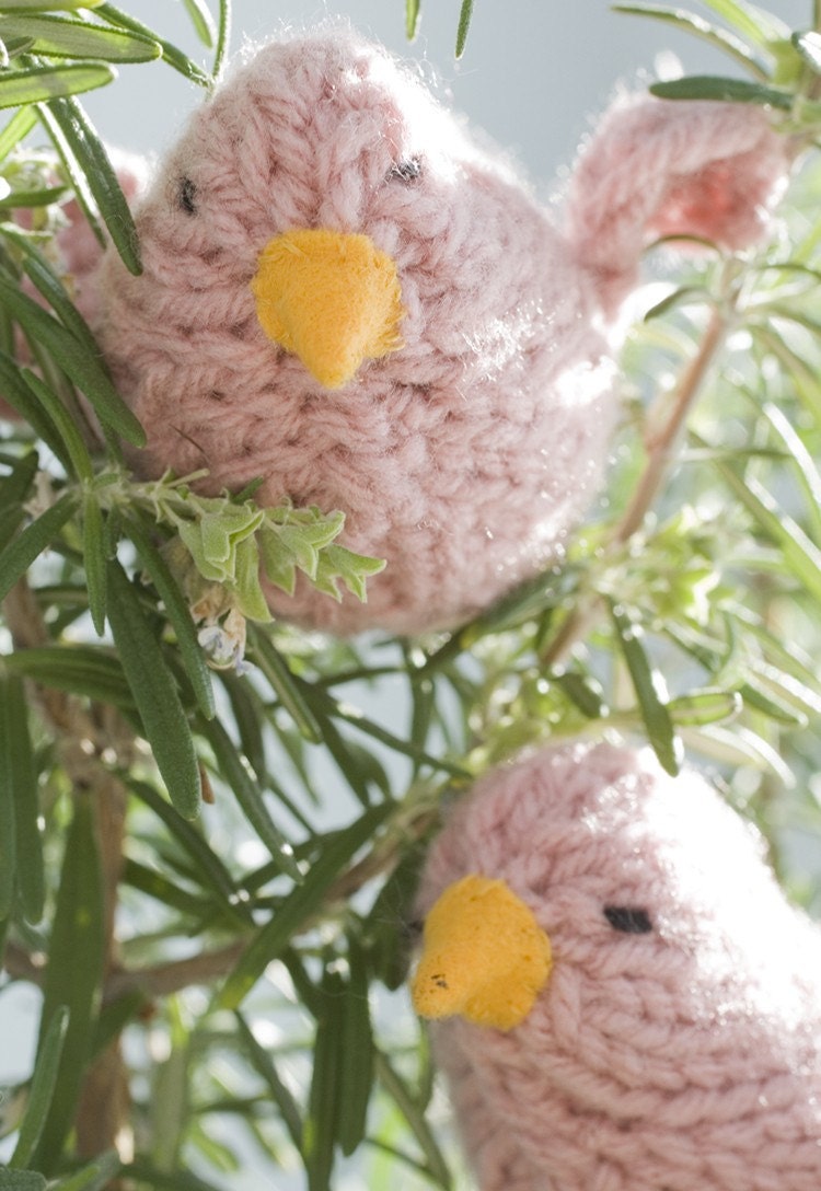 Love Birds Two Hand Knit Birds Bridesmaid Gift Cake - Etsy