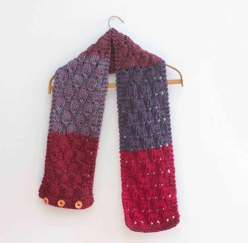 Caron Tea Cakes Scarf Knitting Pattern Convertible Cowl - Etsy