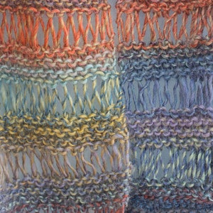 Two Circle Scarf Knitting Patterns, Cowl PDF Patterns, Digital Download ...