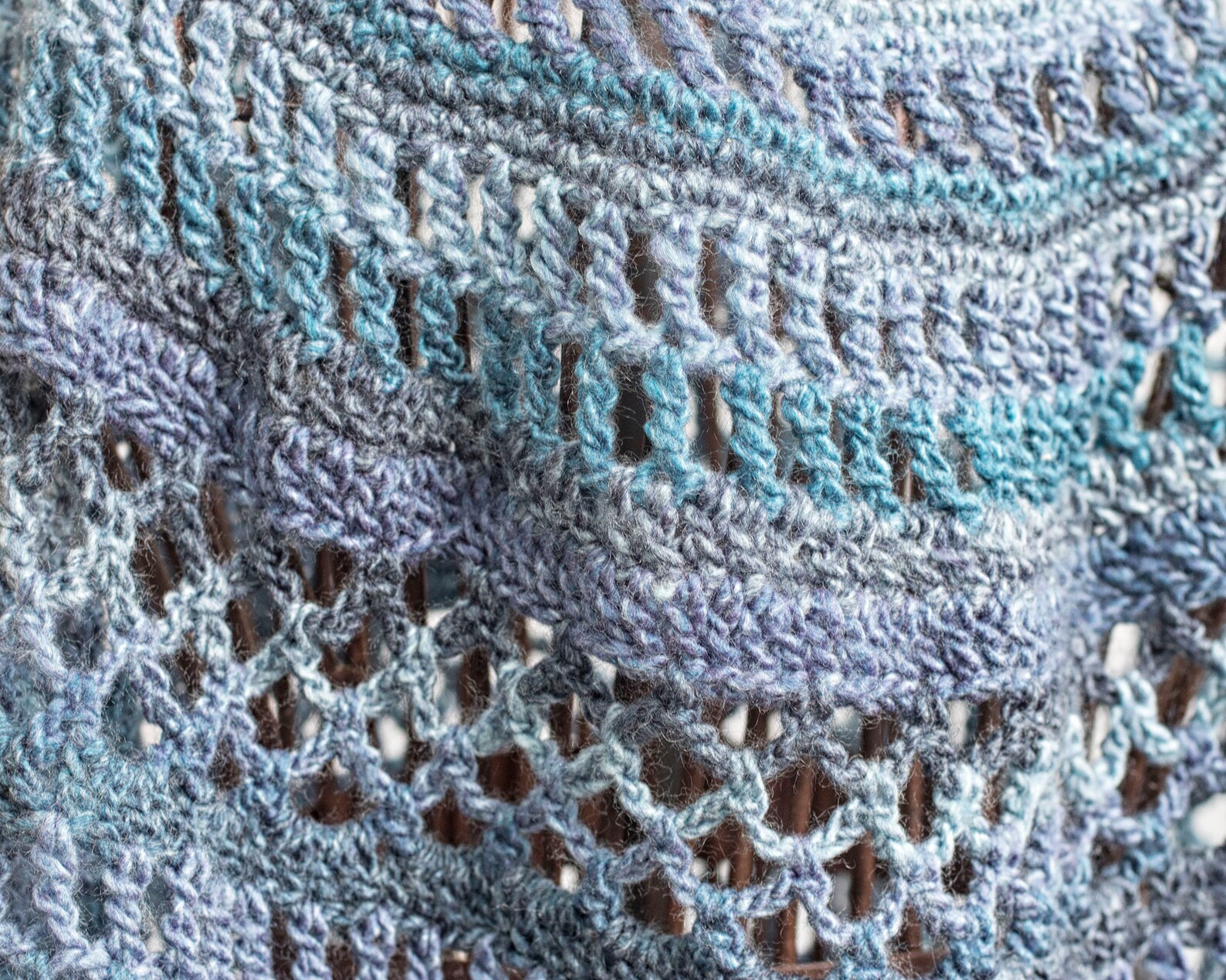 Easy Lace Poncho Crochet Pattern for Worsted Weight Yarn - Etsy
