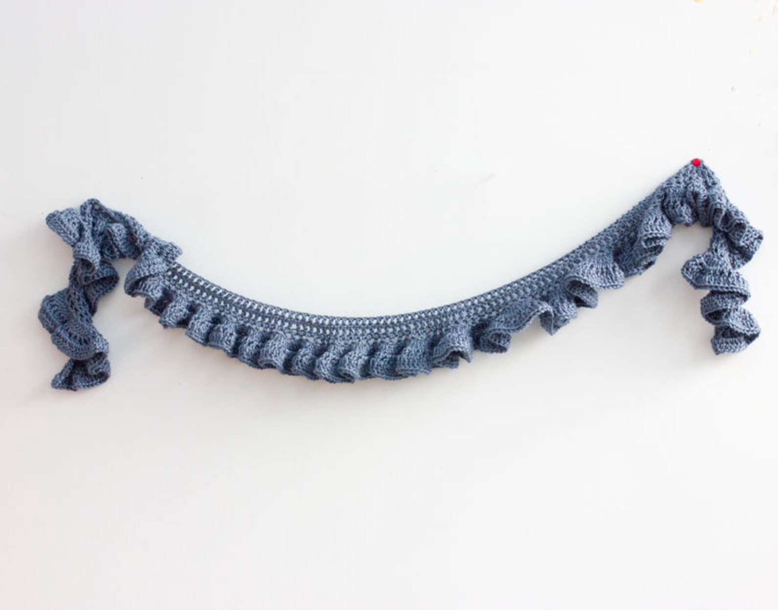 Easy Ruffle Scarf Crochet Pattern Digital Download Crocheted - Etsy