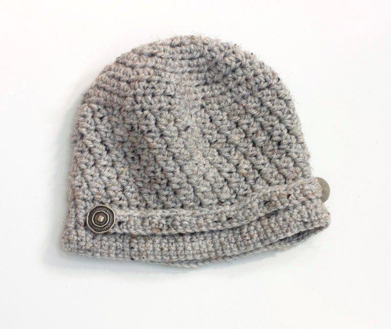Easy Hat Crochet Pattern Beanie With Button Trim Worsted - Etsy