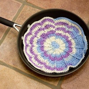 Mandala Pan Protector Crochet Pattern, Pot Saver PDF - Etsy
