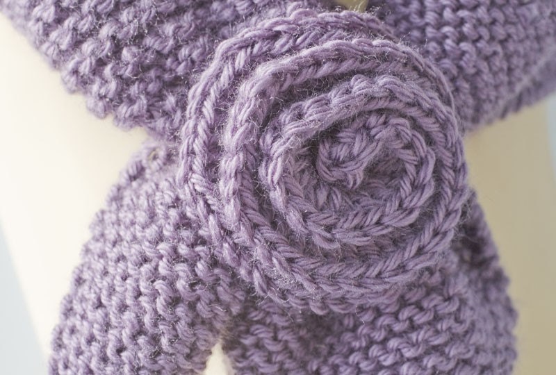 Purple Neck Scarf Keyhole Scarf Neck Warmer Gift for Aunt - Etsy