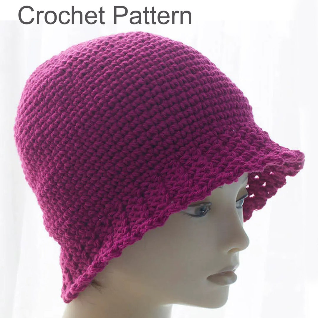 Easy 1920's Flapper Hat Crochet Pattern, Pdf Crochet Hat Pattern ...