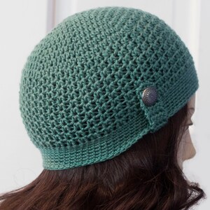 Easy Crochet Pattern Textured Woman's Beanie for Light Weight Soft Yarn ...
