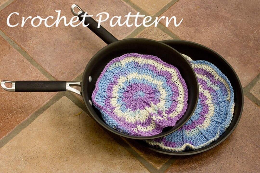 Mandala Pan Protector Crochet Pattern Instant Download PDF - Etsy
