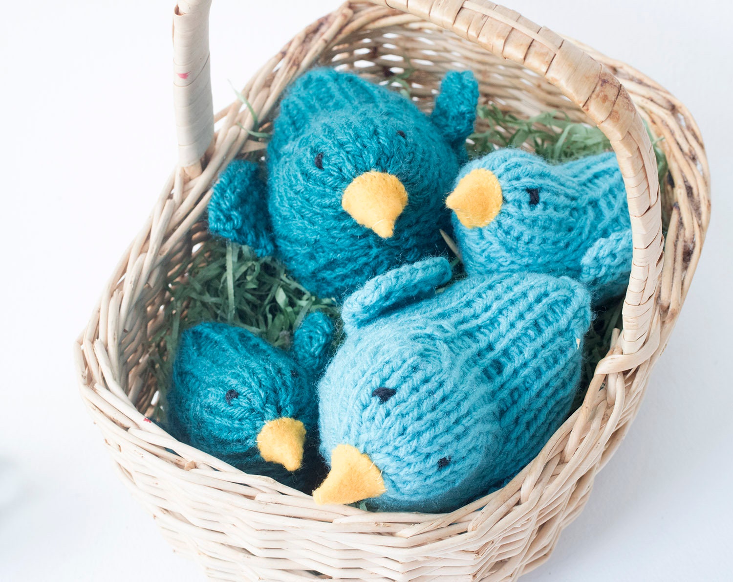 Bird Family Stuffed Animal Toys Mom Dad Baby Birds Knit | Etsy
