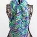 Easy Knitting Pattern, Ripple Scarf Knitting Pattern, Knit Chevron ...