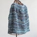 Easy Lace Poncho Crochet Pattern for Worsted Weight Yarn - Etsy