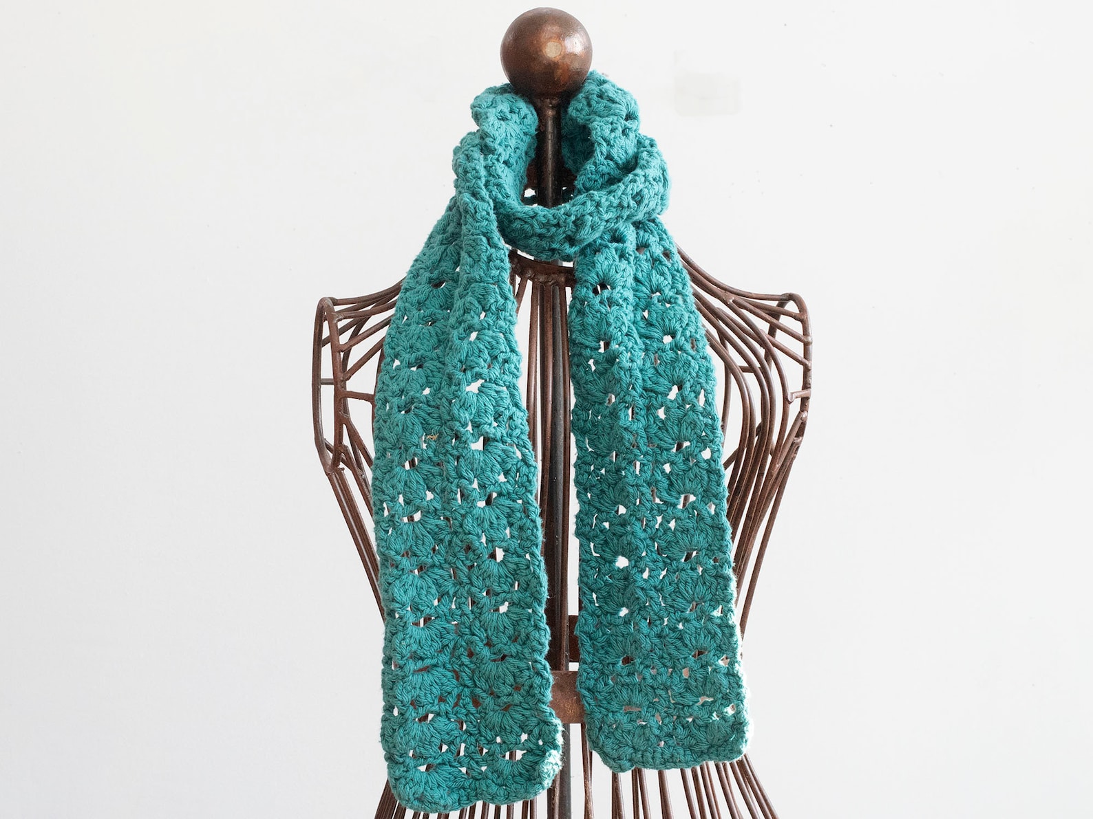 Three Easy Cotton Scarf Crochet Patterns Woman's Scarf | Etsy