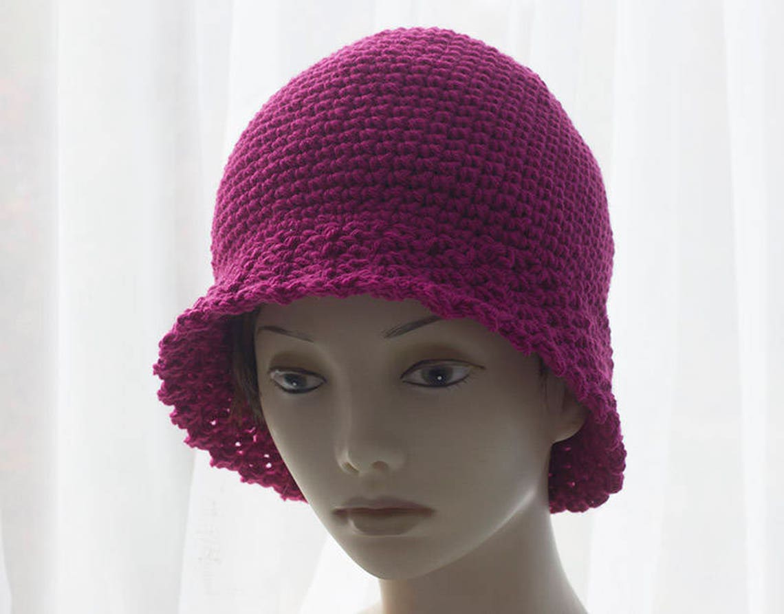 Easy 1920's Flapper Hat Crochet Pattern Pdf Crochet Hat - Etsy
