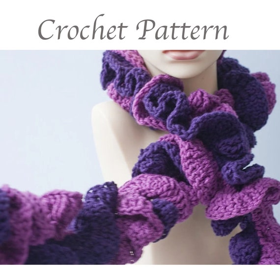 Free Ruffle Scarf Crochet Pattern