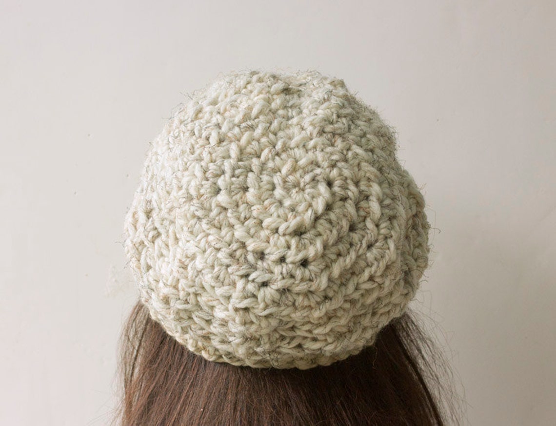Easy Fast Chunky Hat Crochet Pattern Slouchy Beanie Unisex | Etsy