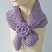 Purple Neck Scarf Keyhole Scarf Neck Warmer Gift for Aunt - Etsy