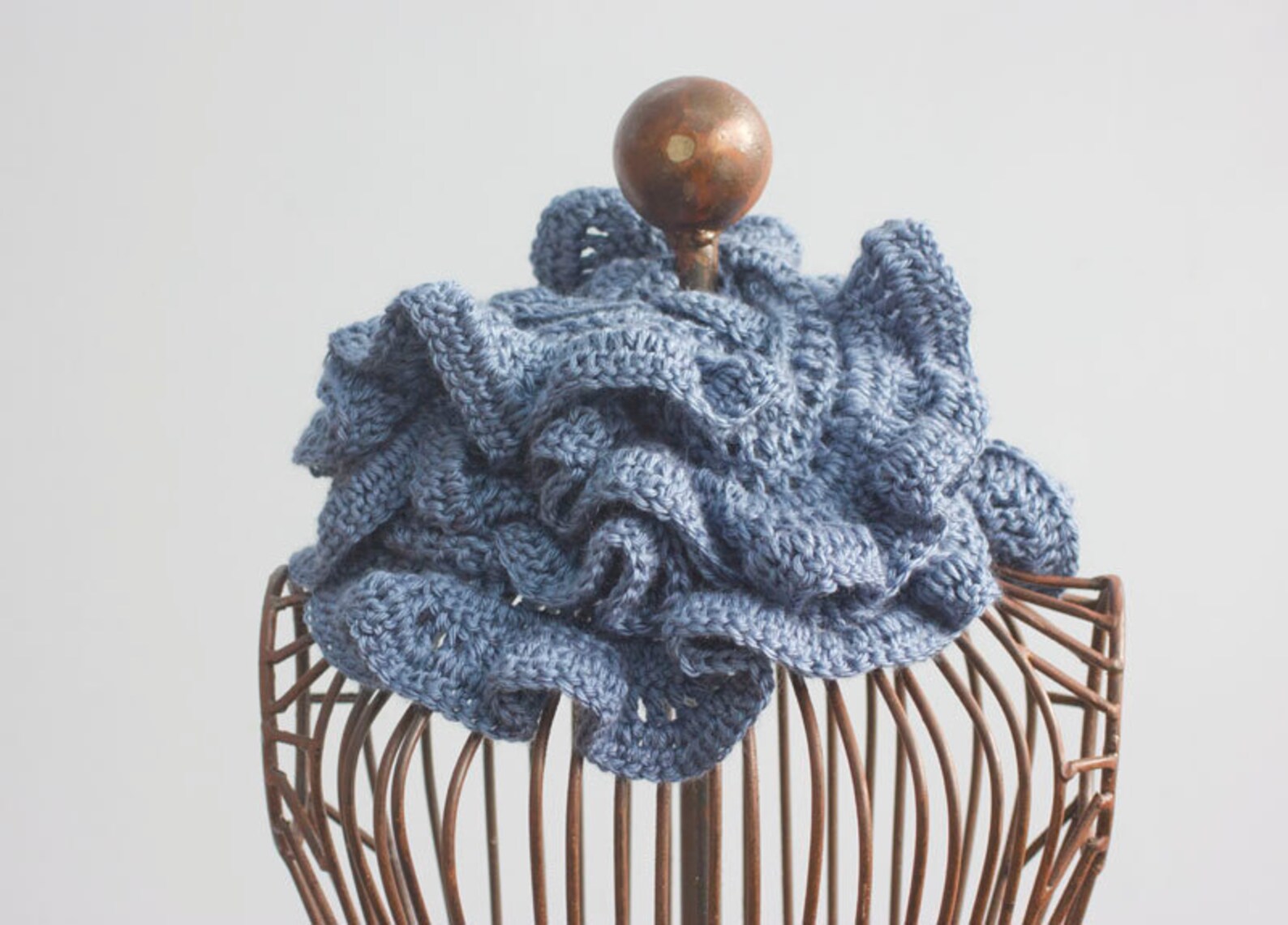 Easy Ruffle Scarf Crochet Pattern Digital Download Crocheted - Etsy