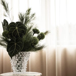 LA FAE Handblown Murano-style Glass Vase With Spiky Nodes - Classic ...