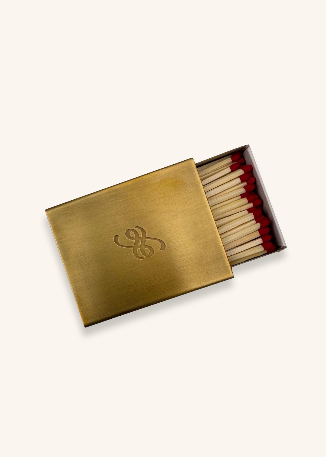 LA FAE Antique Brass Matchbox Cover Sleeve - Etsy Australia