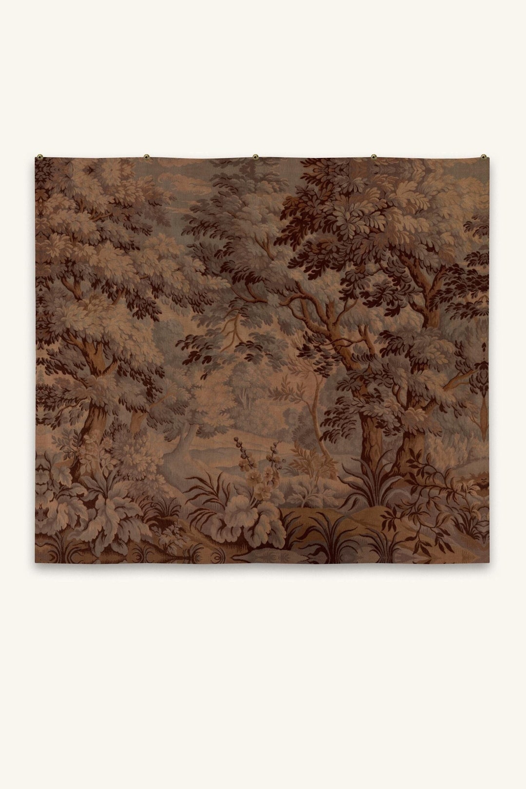 Verdure Tapestry: VII Antique French Linen Landscape Wall Hanging - Etsy